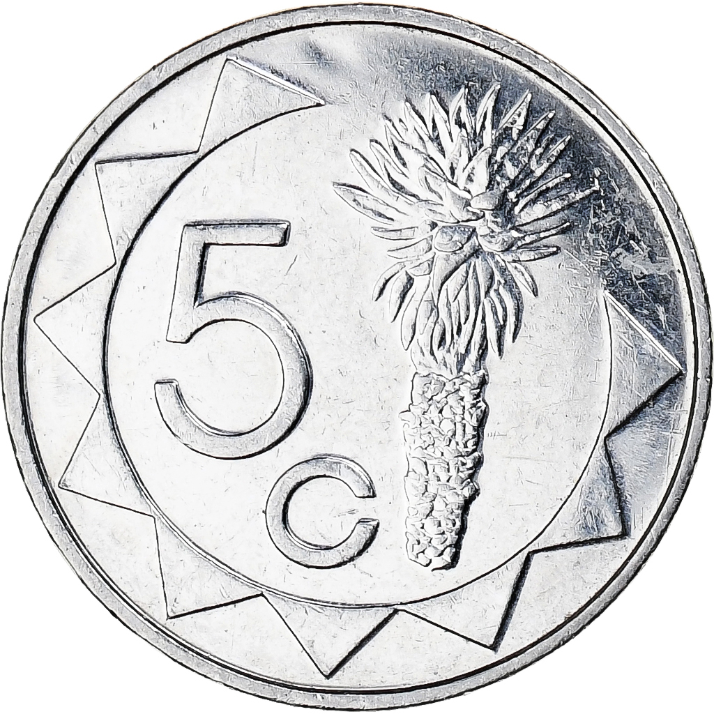 Namibia, 5 Cents, 2002 | African Coins