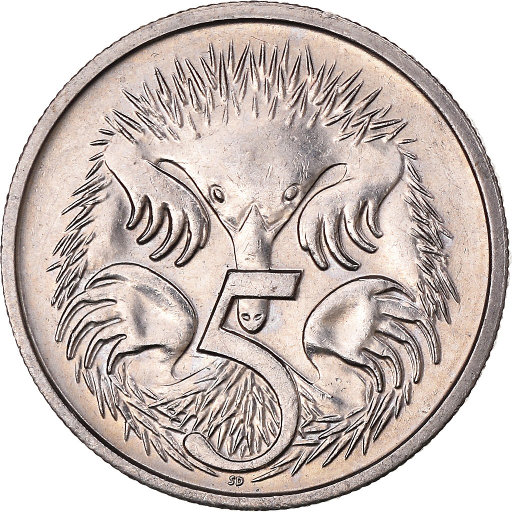 Coin Australia 5 Cents 1993 Australian Oceanian Coins Coin Australia 5 Cents 1993 Australian Oceanian Coins