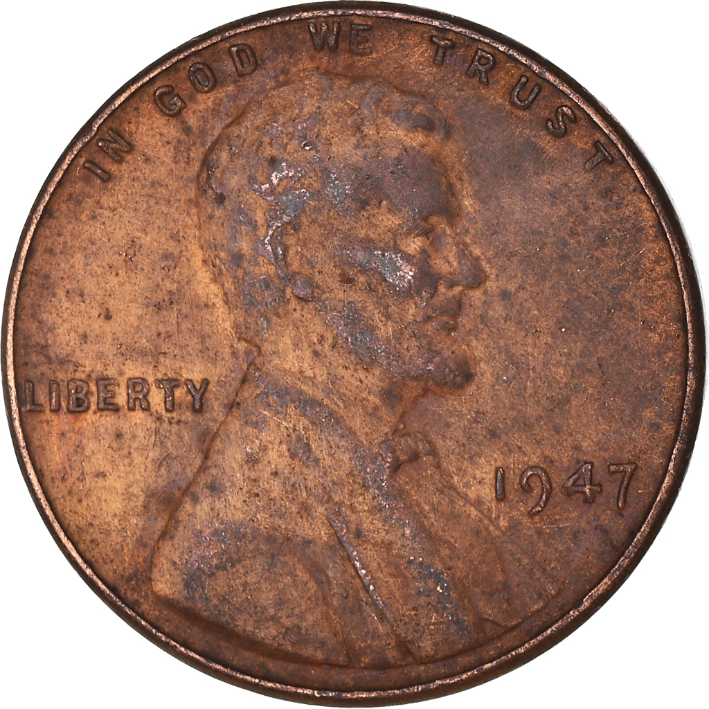 Coin, United States, Cent, 1947 | Small Cents