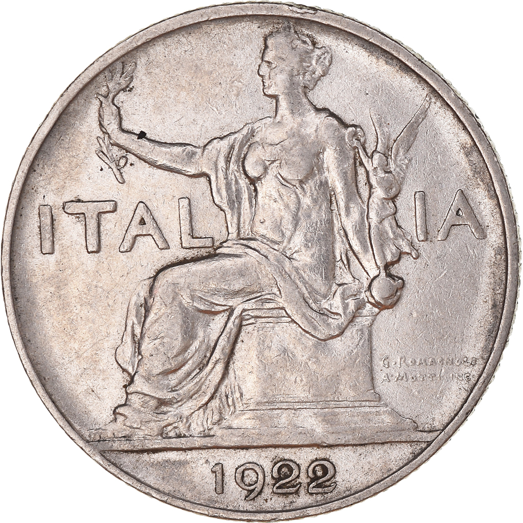 [#1408931] moneda, italia, lira, 1922 - Compra venta en todocoleccion