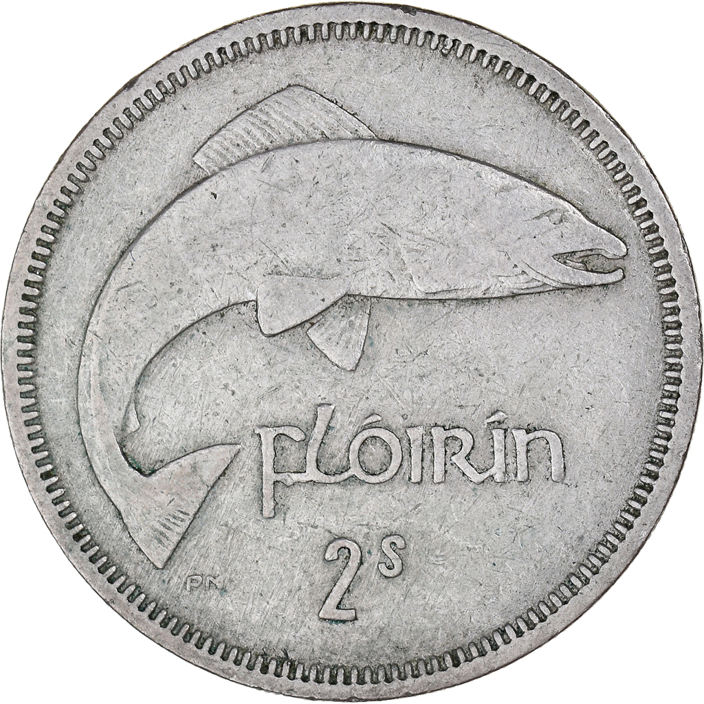 Coin, IRELAND REPUBLIC, Florin, 1966 | European Coins