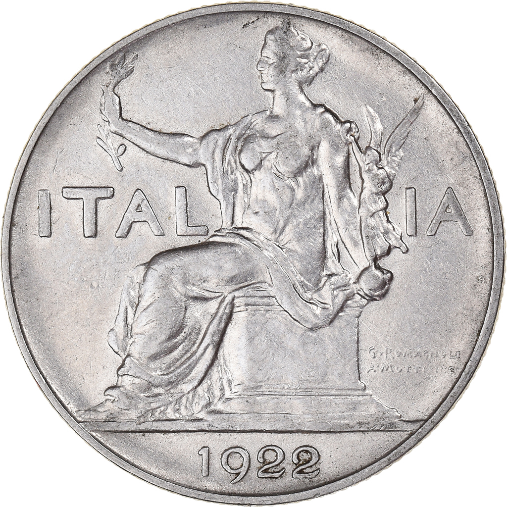 Coin, Italy, Lira, 1922 | European Coins