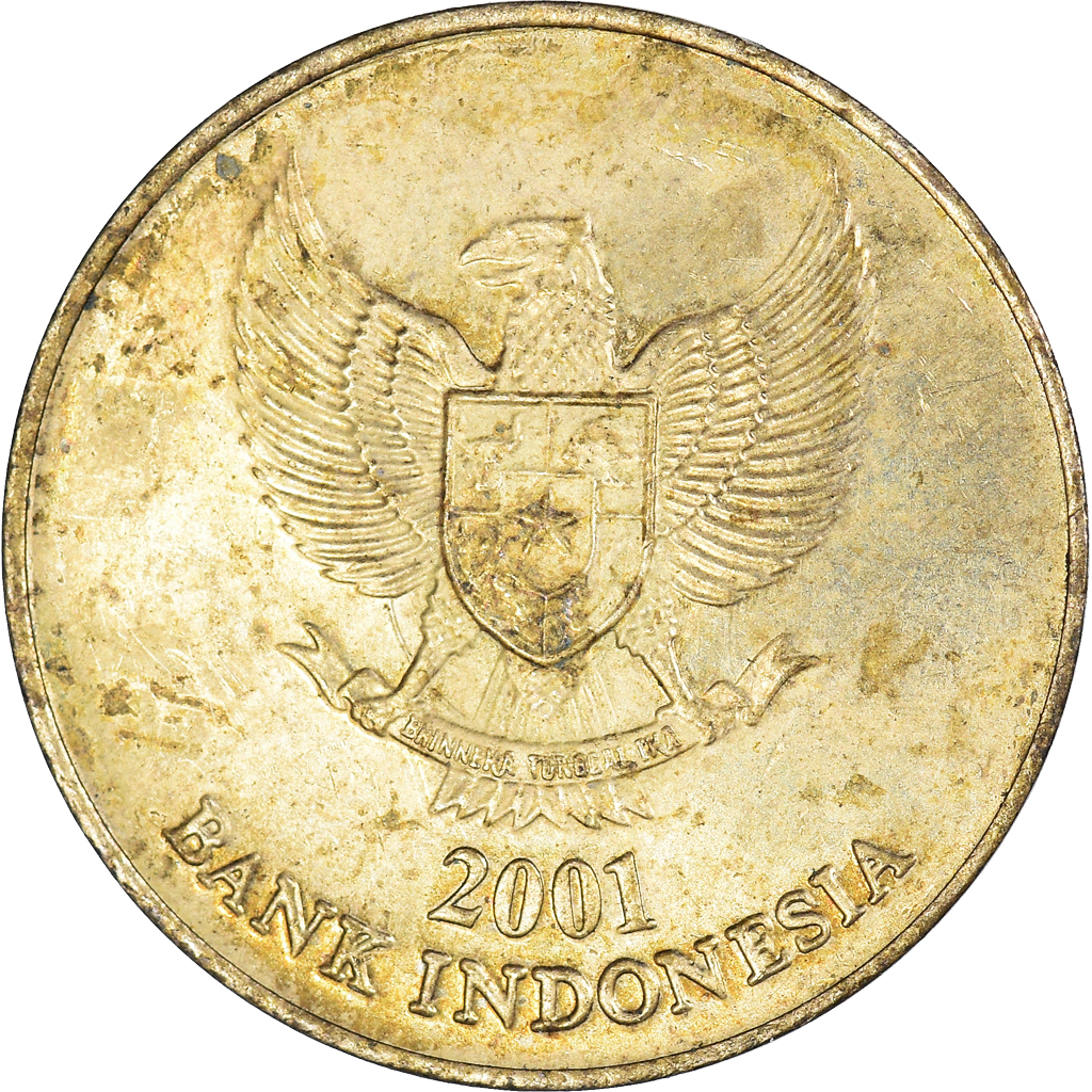 Coin, Indonesia, 500 Rupiah, 2001 | Asian and Middle Eastern Coins