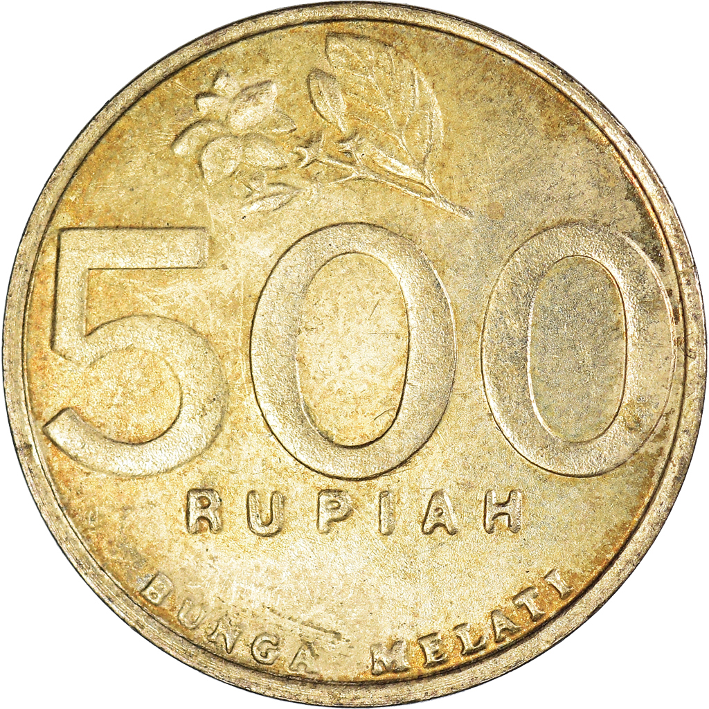 Coin, Indonesia, 500 Rupiah, 2001 | Asian and Middle Eastern Coins
