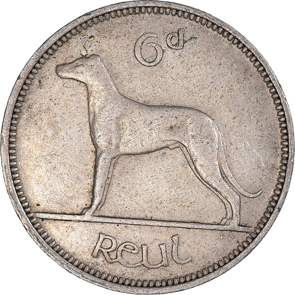 Coin, IRELAND REPUBLIC, 6 Pence, 1948 | European Coins