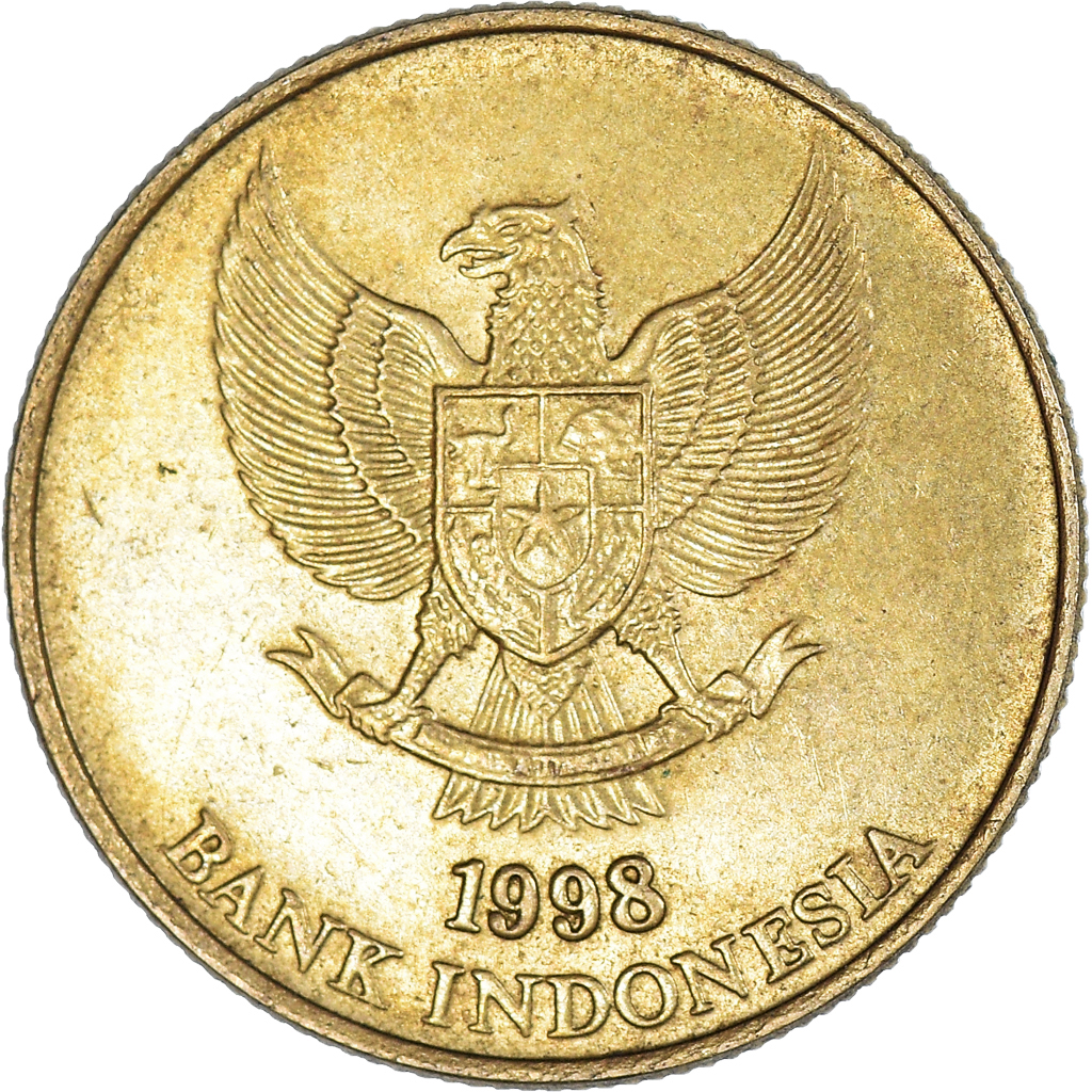 Coin, Indonesia, 50 Rupiah, 1998 | Asian and Middle Eastern Coins