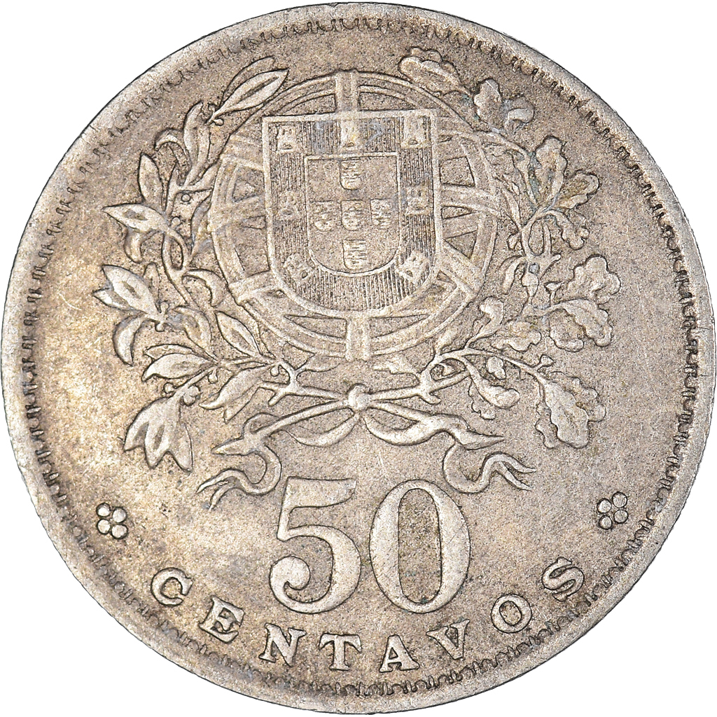 Coin, Portugal, 50 Centavos, 1951 | European Coins