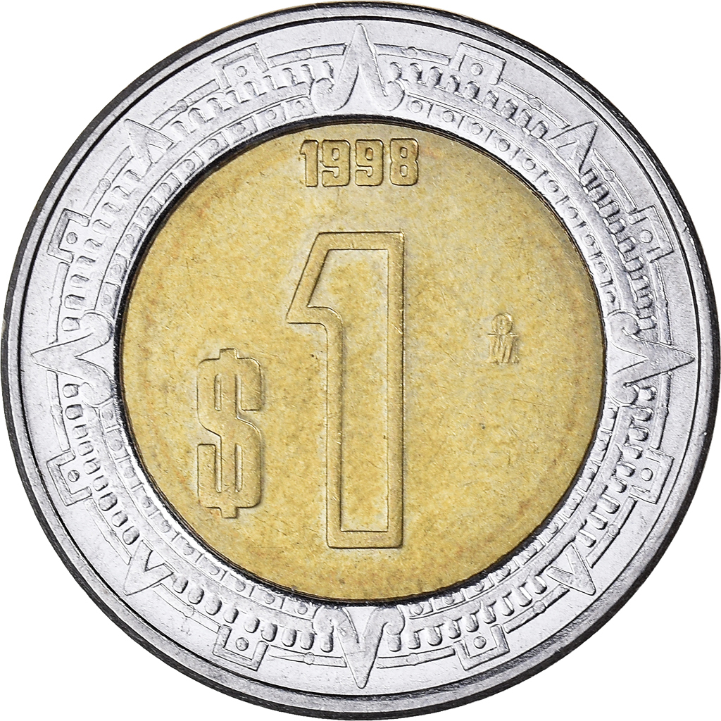 [#1425999] moneda, méxico, peso, 1998 - Compra venta en todocoleccion