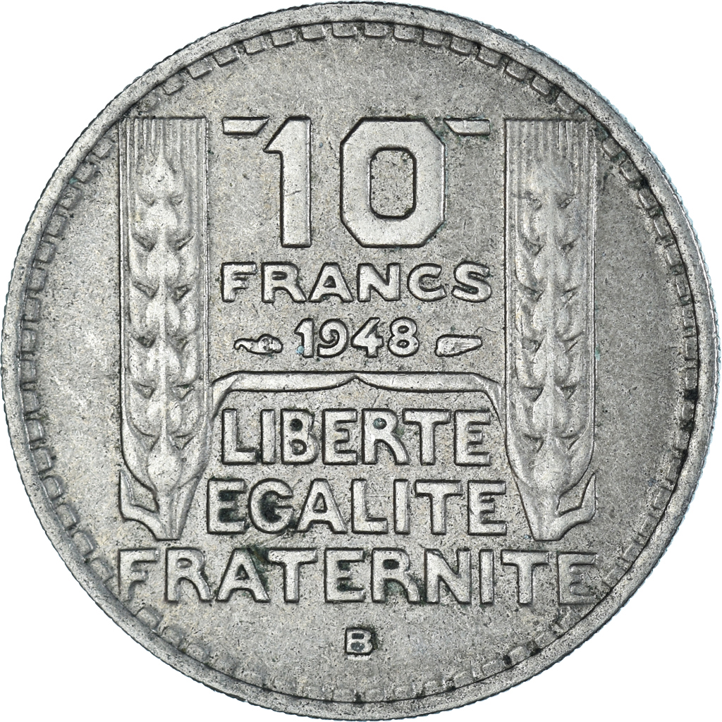 Coin, France, 10 Francs, 1948 | European Coins