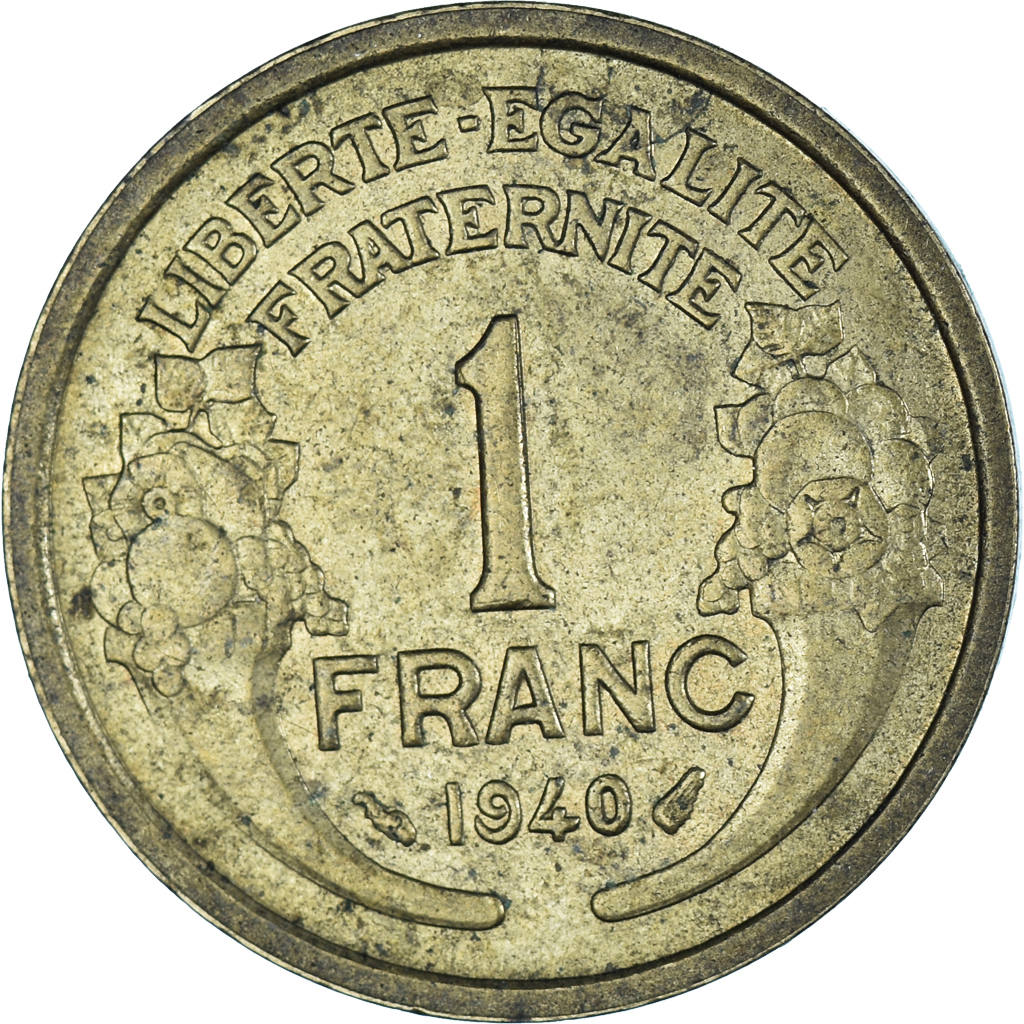 Coin, France, Franc, 1940 | European Coins