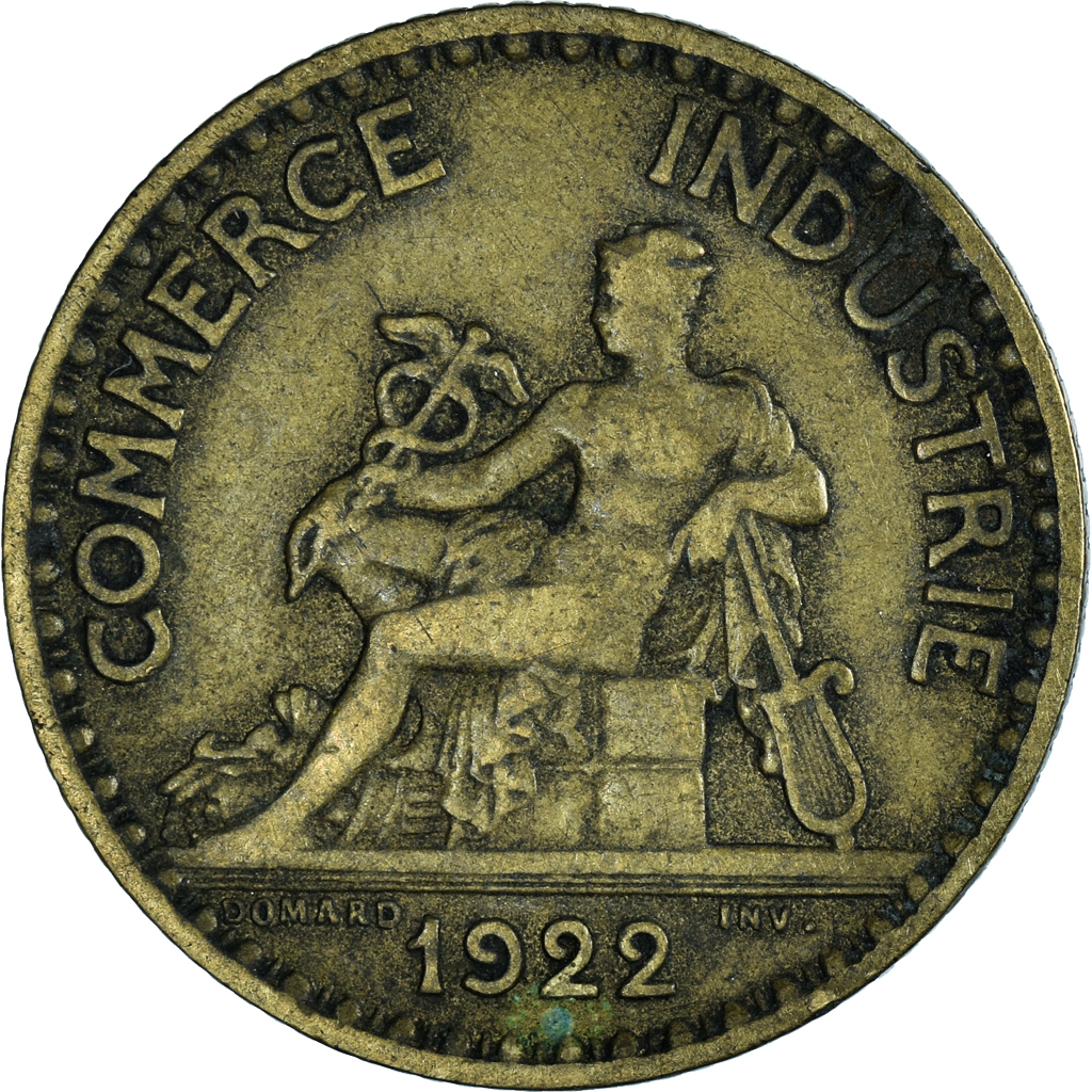 Coin, France, Franc, 1922 | European Coins