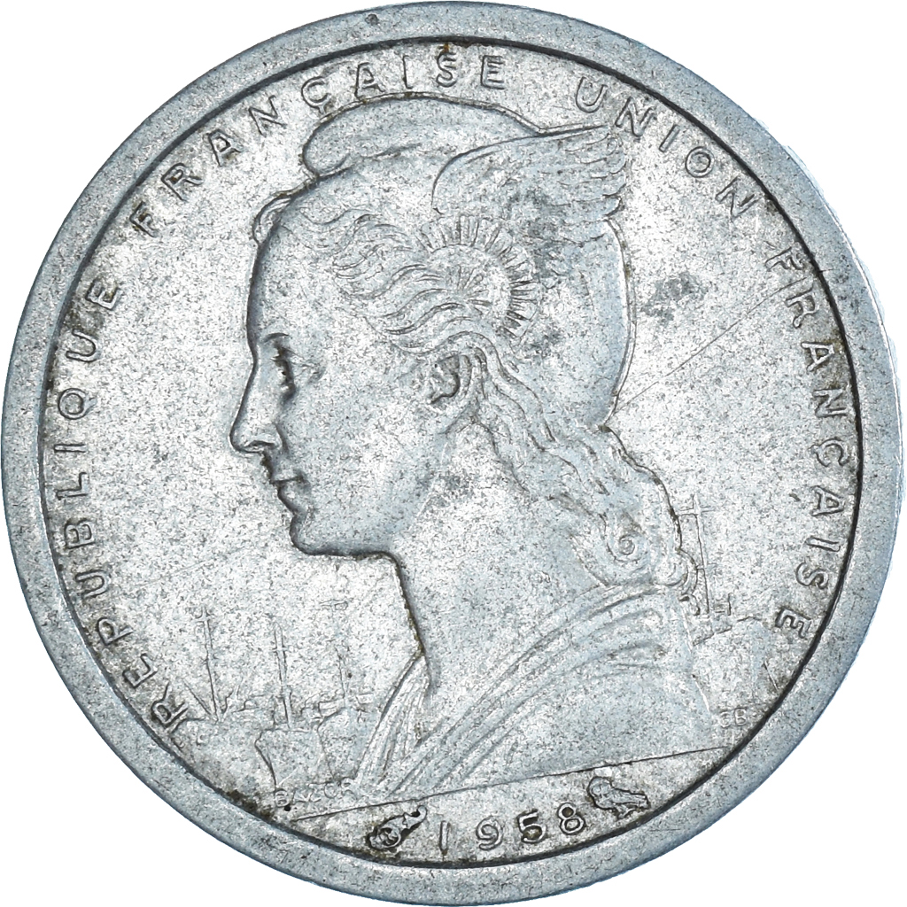 Coin, Madagascar, Franc, 1958 | African Coins