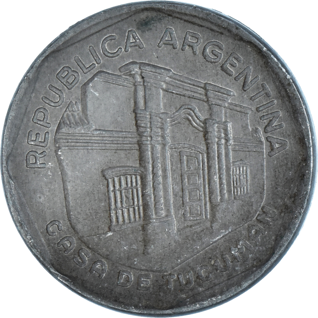 Coin, Argentina, 5 Australes, 1989 | South American Coins