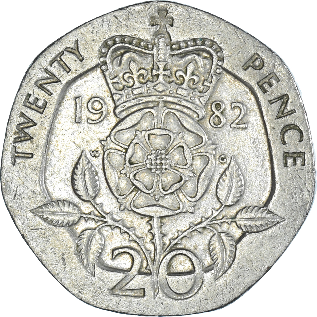 Coin, Great Britain, 20 Pence, 1982 | European Coins