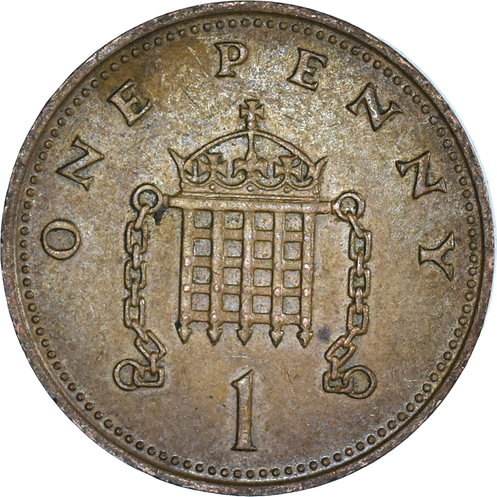 Coin, Great Britain, Penny, 1986 | European Coins