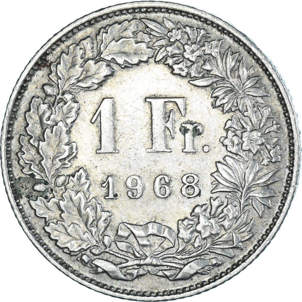Coin, Switzerland, Franc, 1968 | European Coins