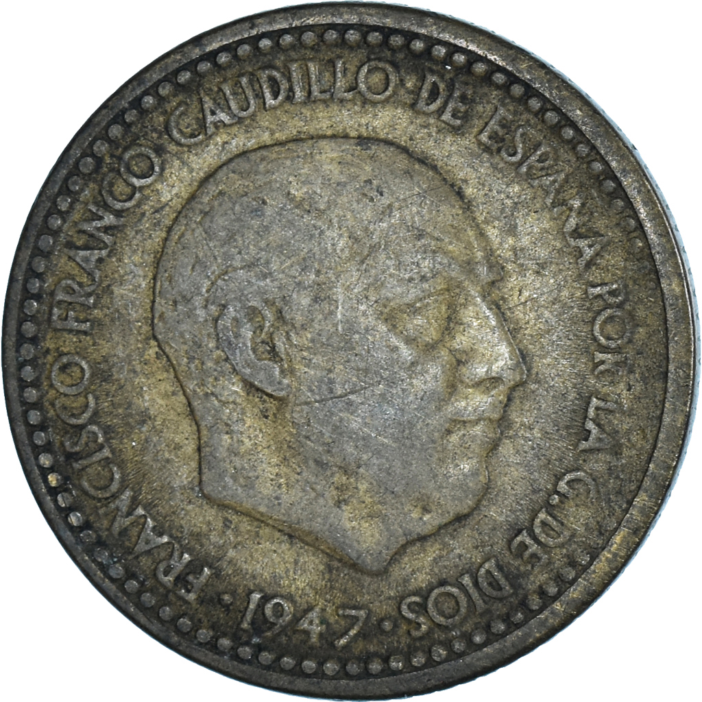 Coin, Spain, Peseta, 1947 | European Coins