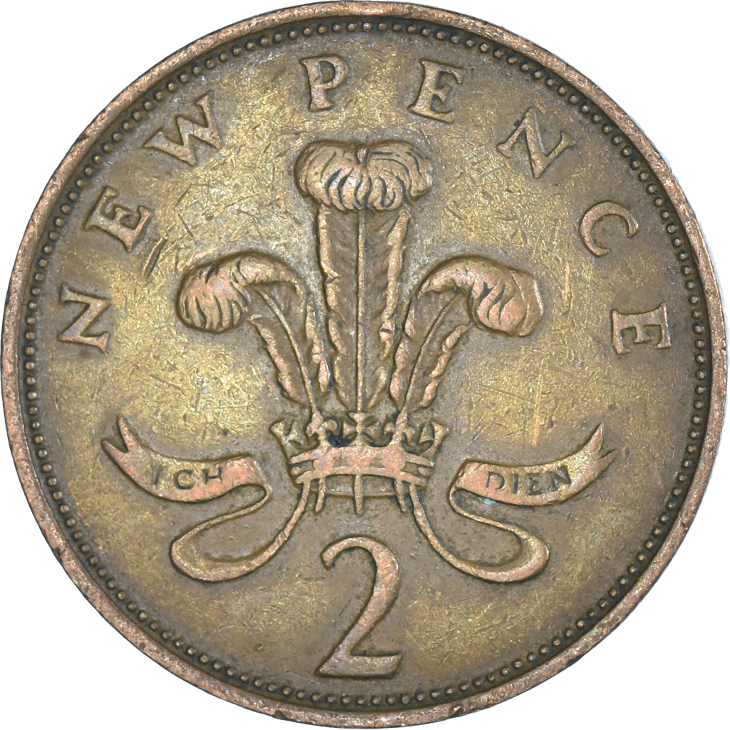 Coin, Great Britain, 2 New Pence, 1975 | European Coins