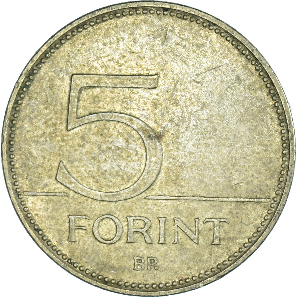 Coin, Hungary, 5 Forint, 1996 | European Coins