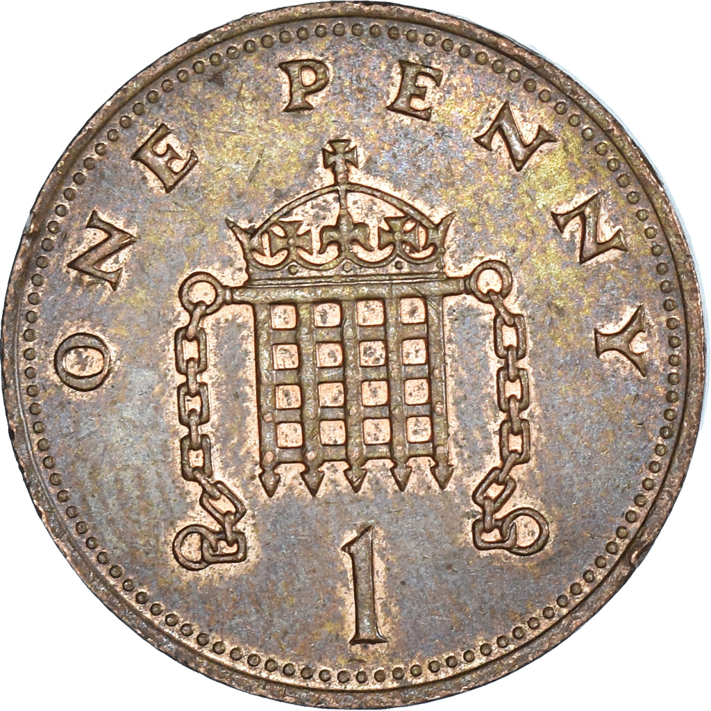 Coin, Great Britain, Penny, 1989 | European Coins