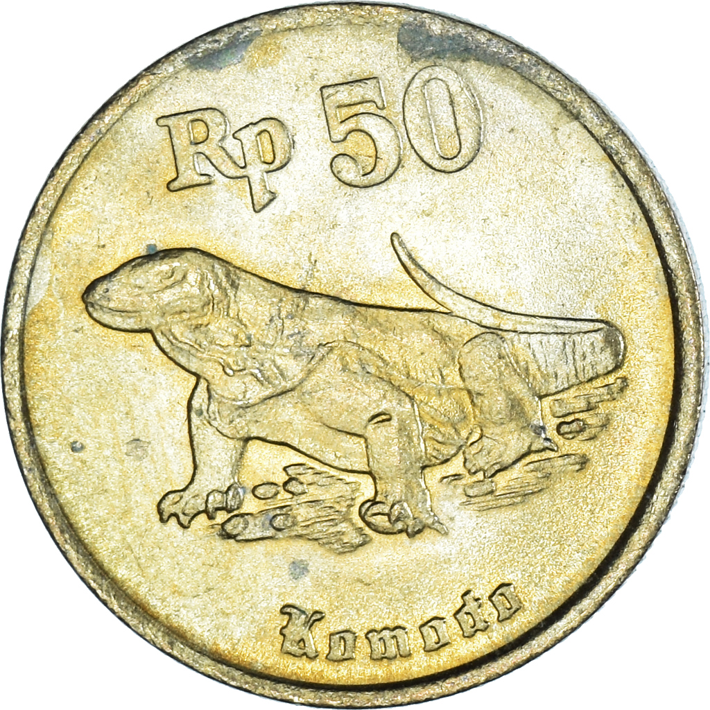 Coin, Indonesia, 50 Rupiah, 1992 | African Coins