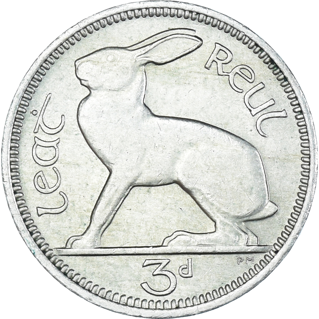Coin, Ireland, 3 Pence, 1963 | European Coins