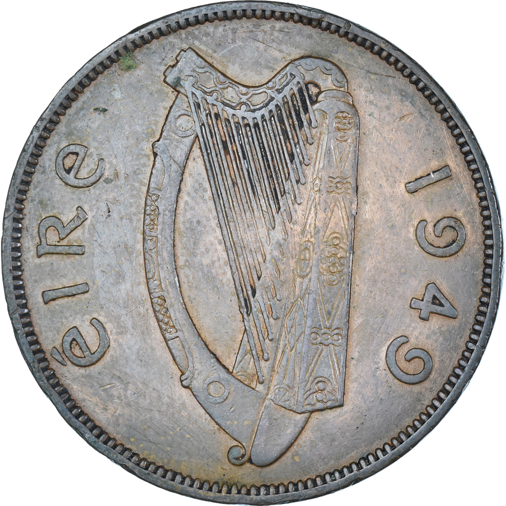 Coin, IRELAND REPUBLIC, Penny, 1949 | European Coins