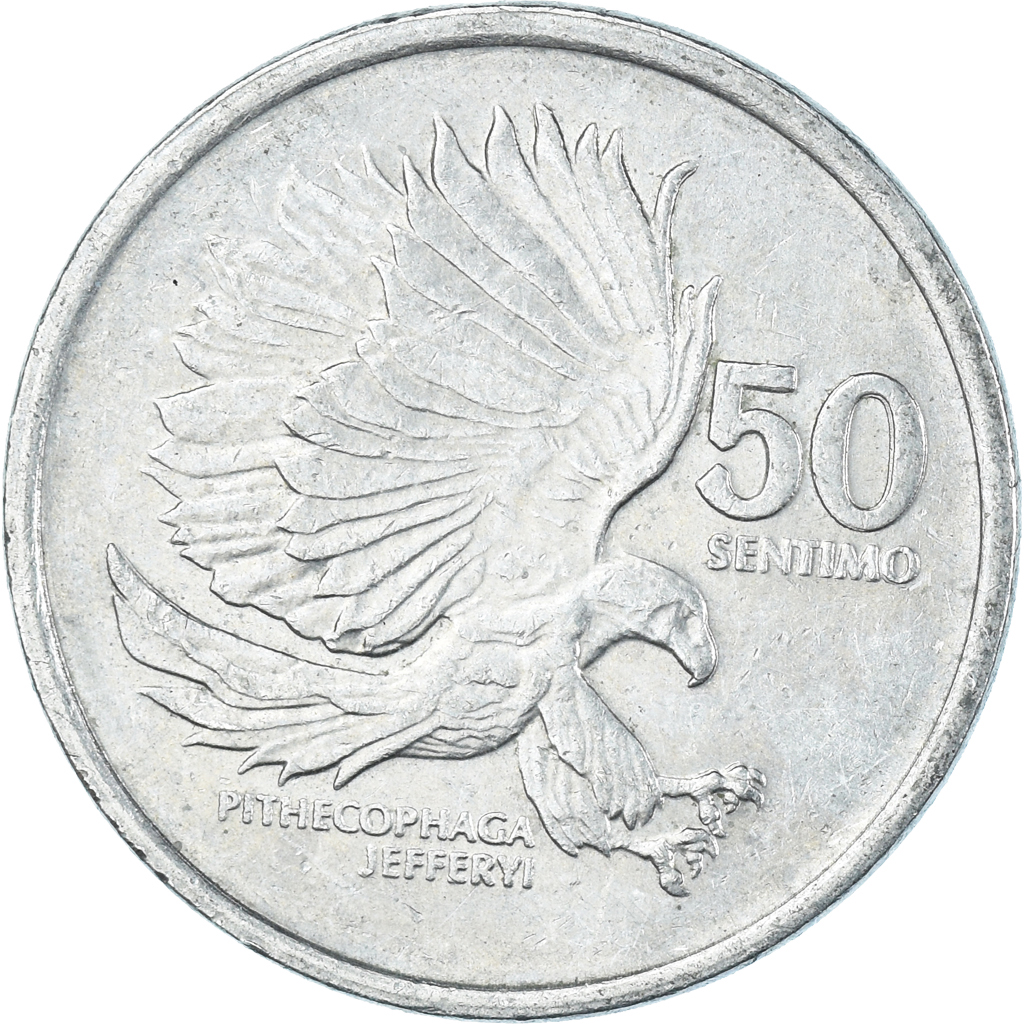 Coin, Philippines, 50 Sentimos, 1989 | Asian and Middle Eastern Coins