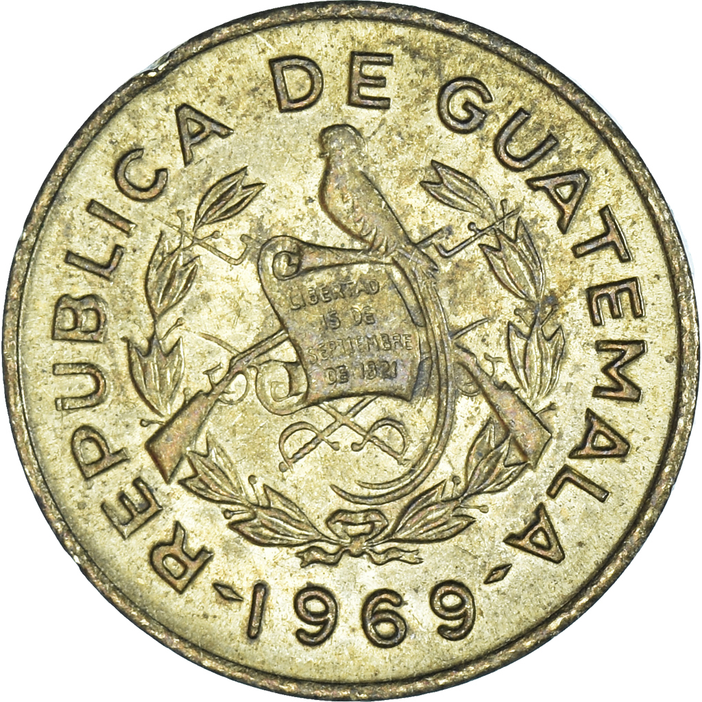 Coin, Guatemala, Centavo, Un, 1969 | North & Central American and ...