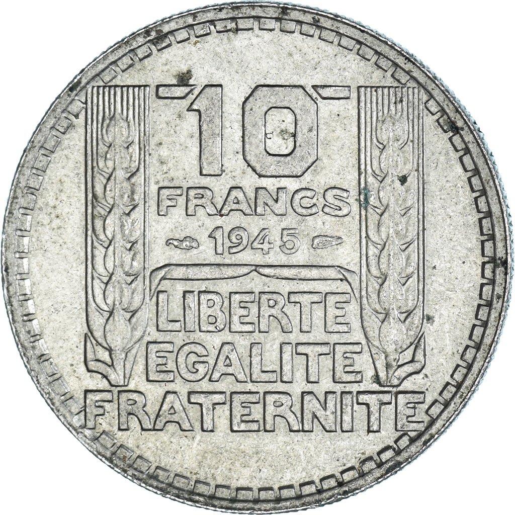 Coin, France, 10 Francs, 1945 | European Coins