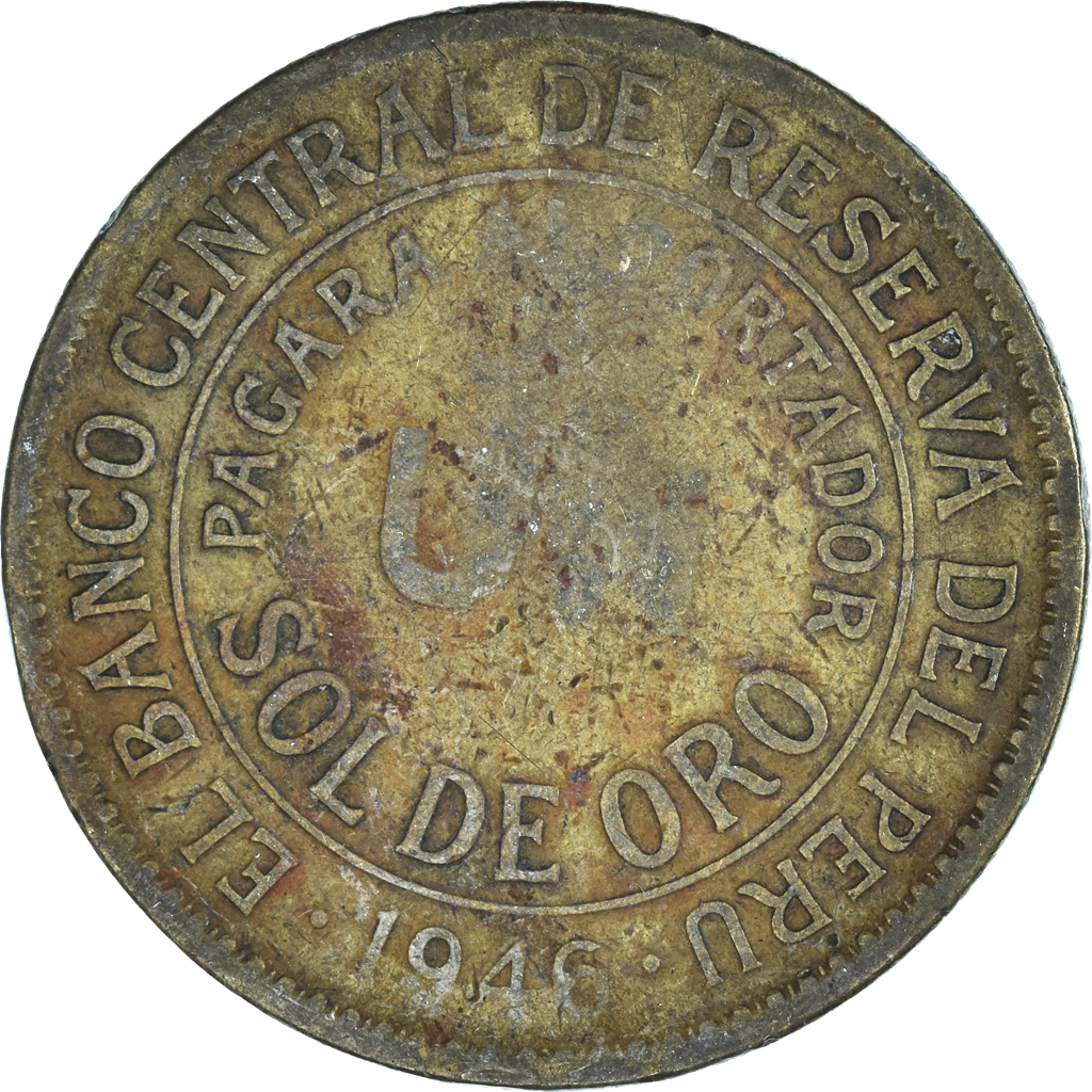[#1442018] moneda, perú, sol, 1946 - Compra venta en todocoleccion