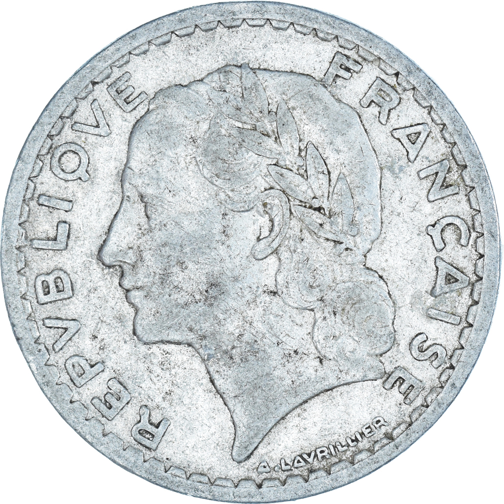 Coin, France, 5 Francs, 1945 | European Coins