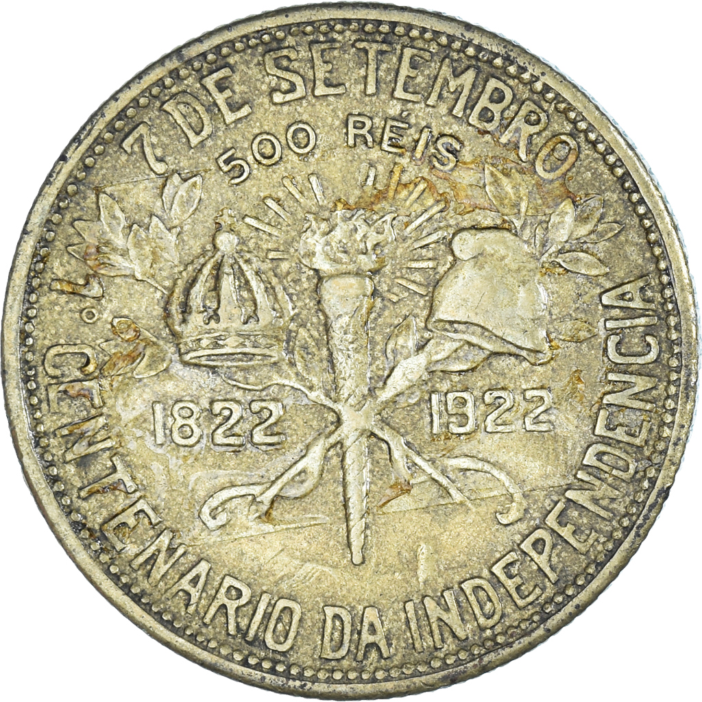 Coin, Brazil, 500 Reis, 1922 | South American Coins