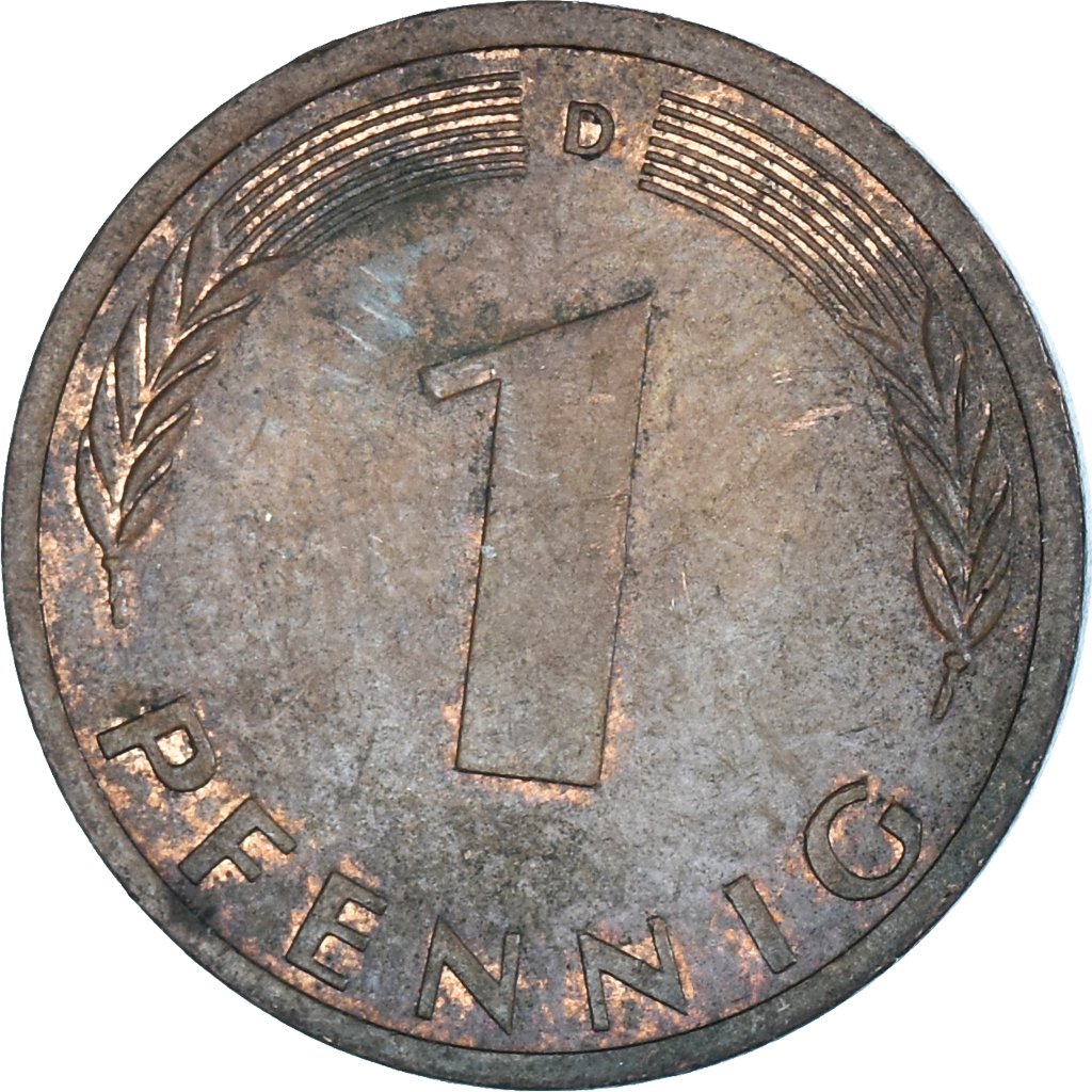 Coin, Germany, Pfennig, 1972 | European Coins