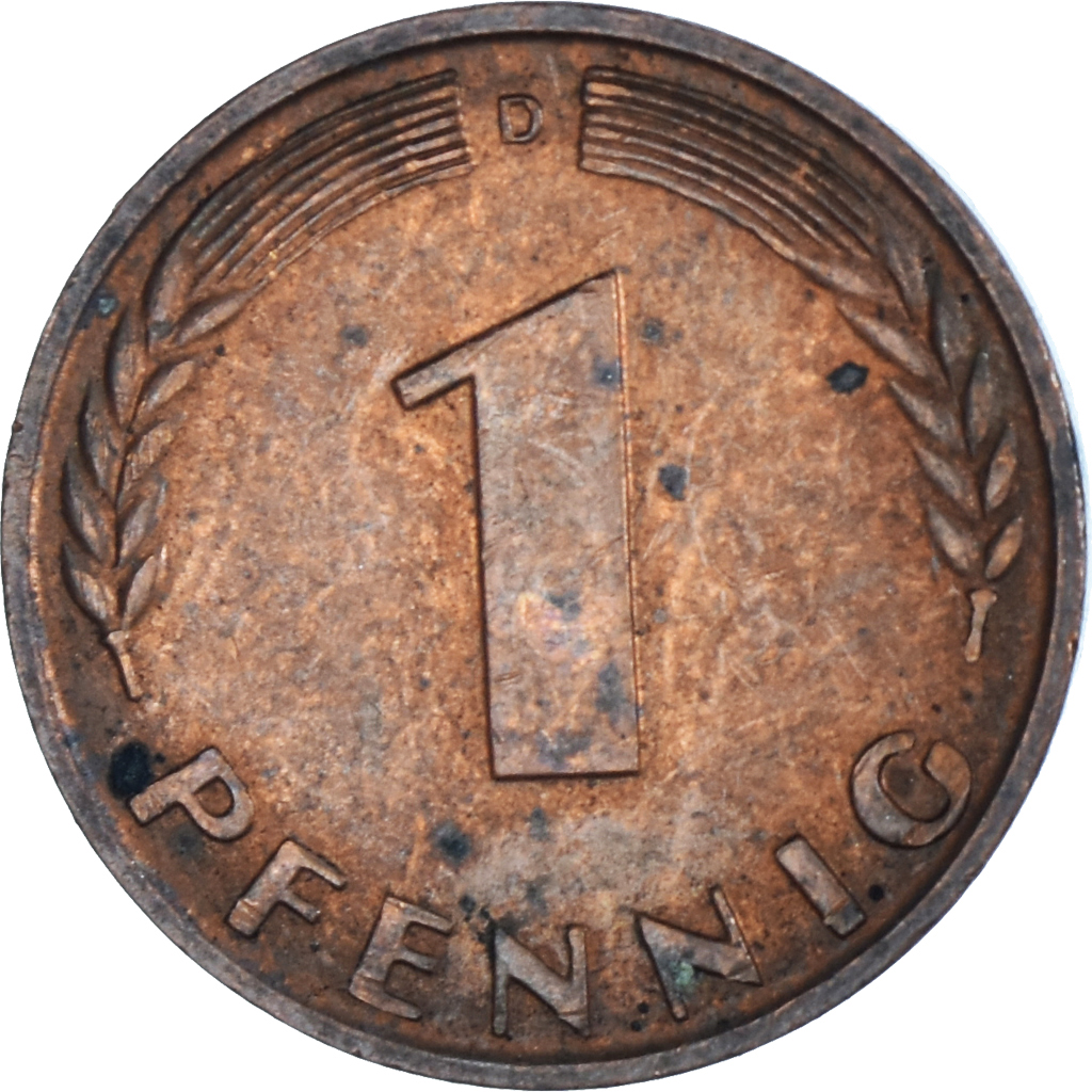 Coin, Germany, Pfennig, 1966 | European Coins