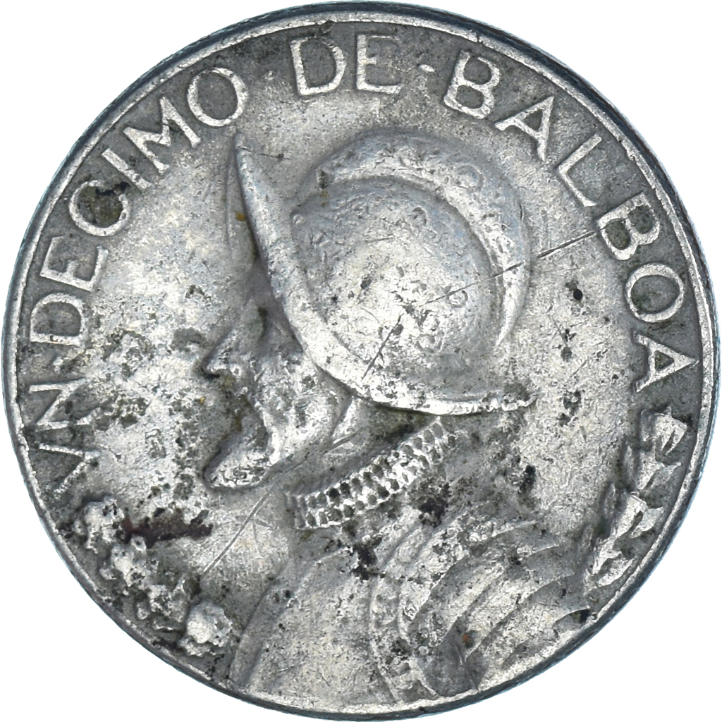 [#1449353] moneda, panamá, 1/10 balboa, 1970 - Comprar Monedas de ...