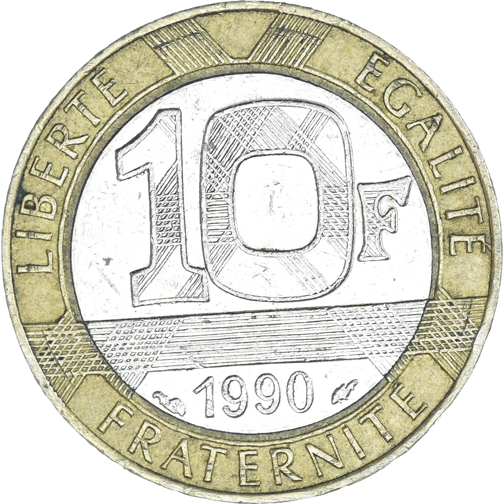 Coin, France, 10 Francs, 1990 | European Coins