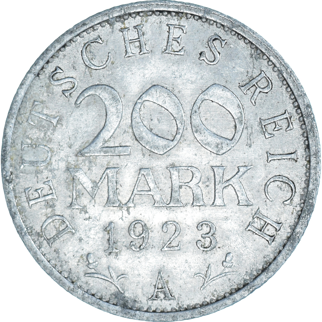 Coin, GERMANY, WEIMAR REPUBLIC, 200 Mark, 1923 | European Coins