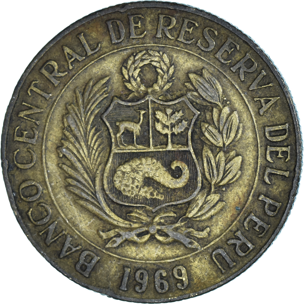 Coin, Peru, Sol, 1969 | South American Coins