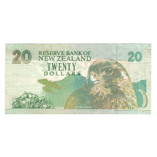 Banknote, New Zealand, 20 Dollars, KM:187a, EF(40-45) | World Paper Money