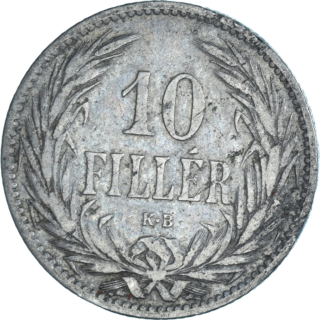 Coin, Hungary, 10 Filler, 1895 | European Coins
