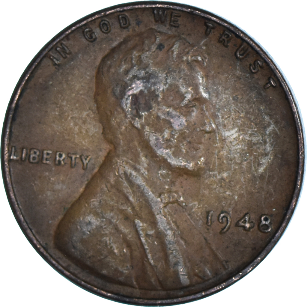 Coin, United States, Cent, 1948 | Small Cents