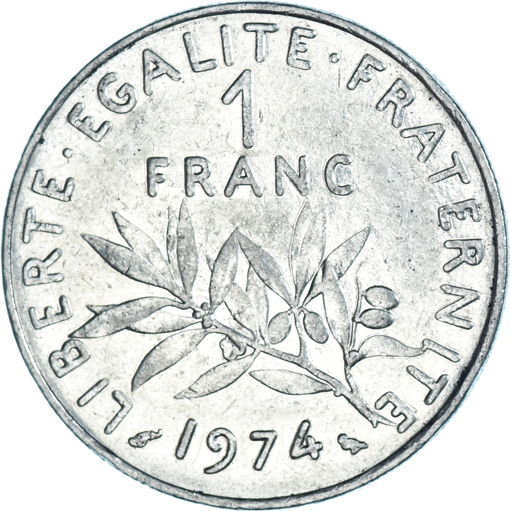 Coin, France, Franc, 1974 | European Coins