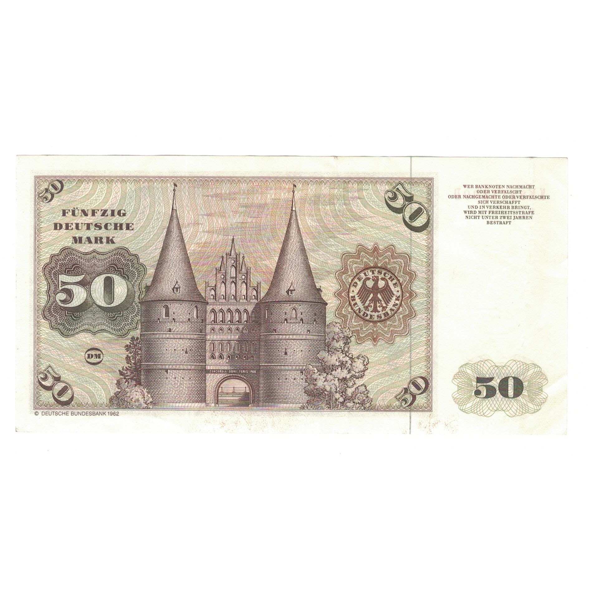 Banknote, GERMANY - FEDERAL REPUBLIC, 50 Deutsche Mark, 1980, 1980-01-02