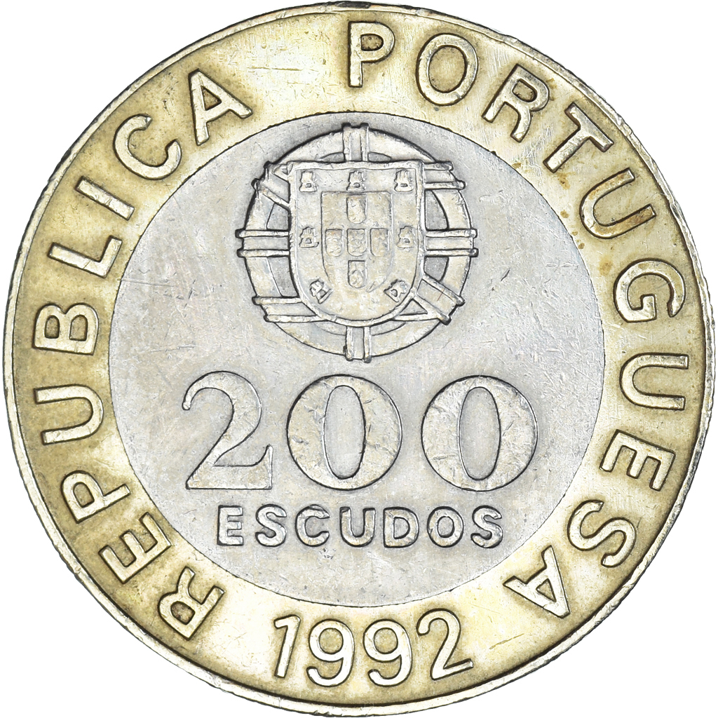 Coin, Portugal, 200 Escudos, 1992 | European Coins