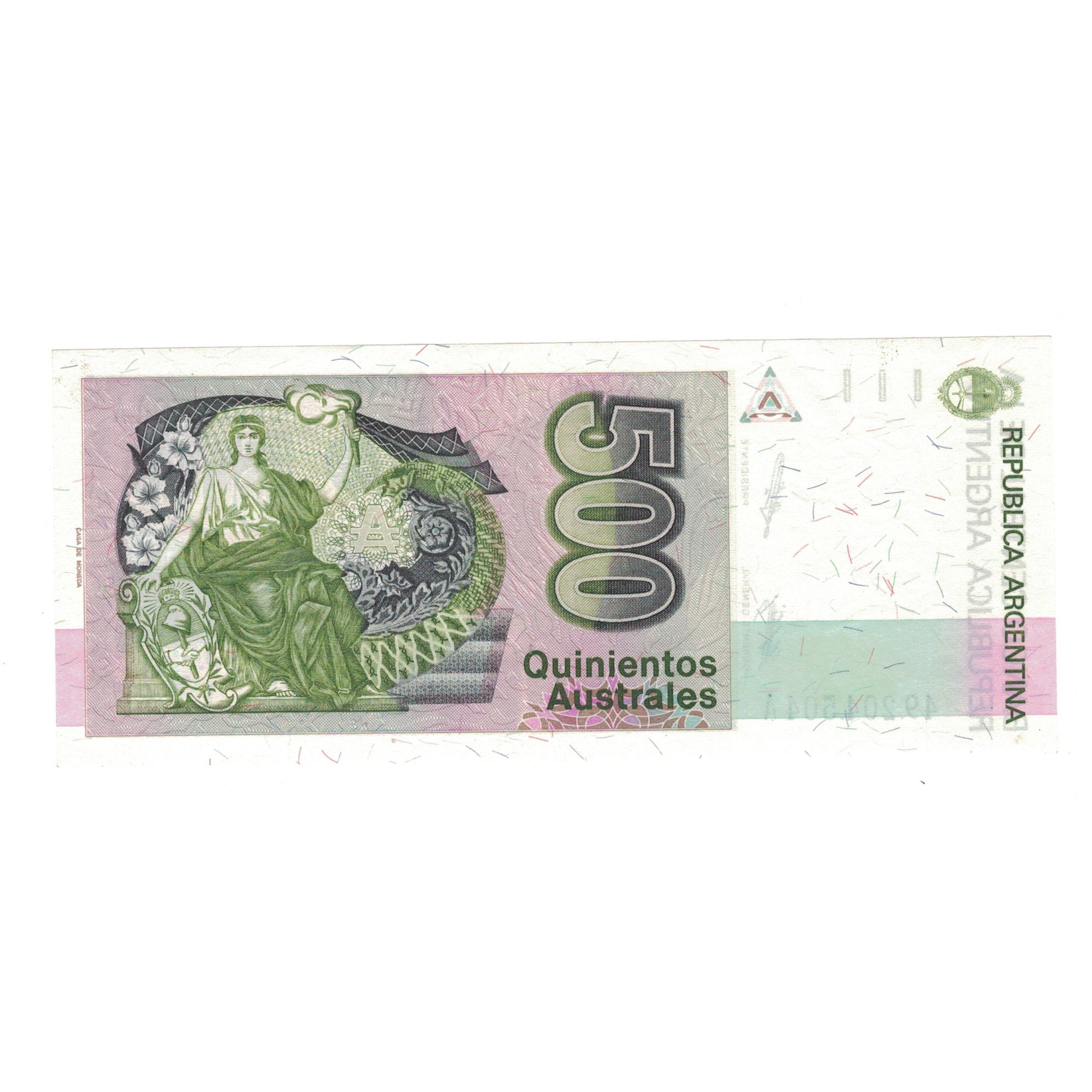Banknote, Argentina, 500 Australes, KM:328b, UNC(63) | World Paper Money