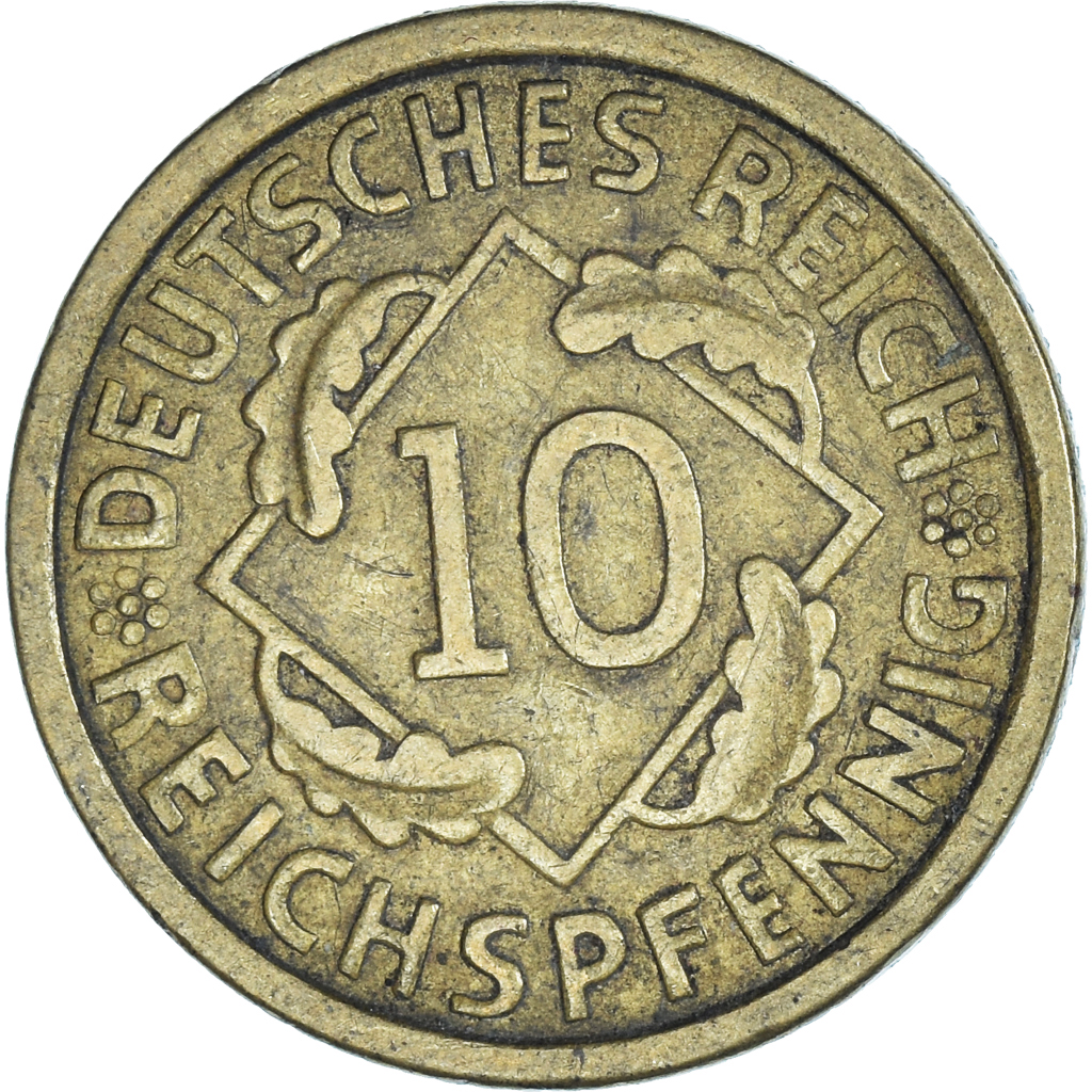 Coin, Germany, 10 Reichspfennig, 1930 | European Coins