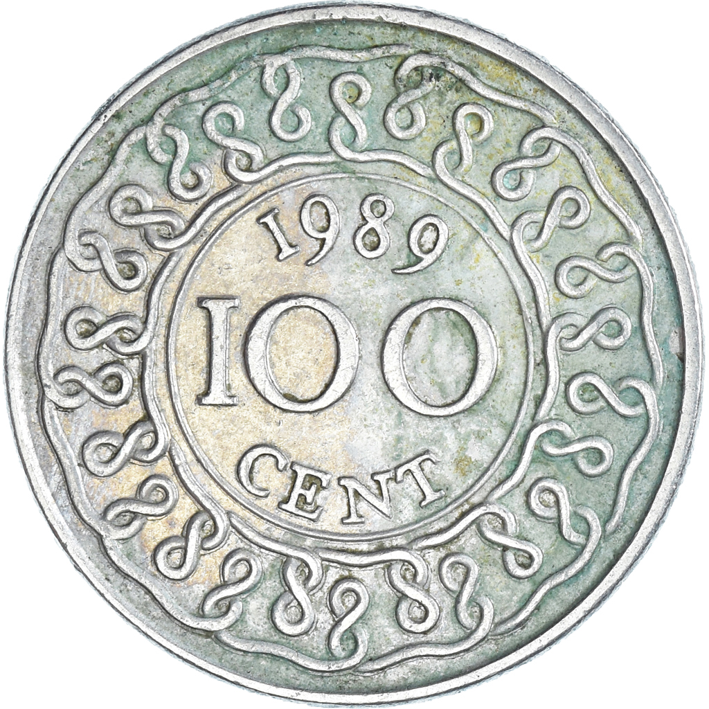 Coin, Surinam, 100 Cents, 1989 | South American Coins