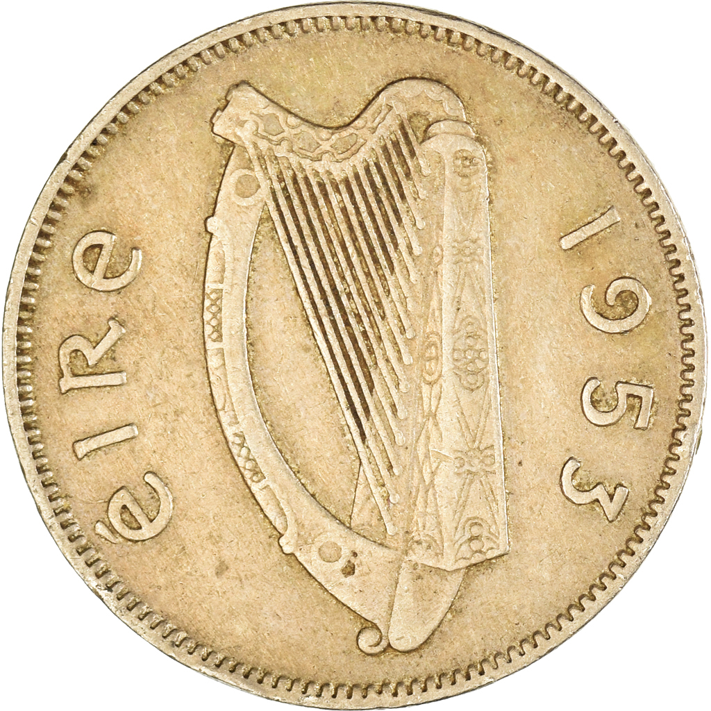 Coin, Ireland, 6 Pence, 1953 | European Coins