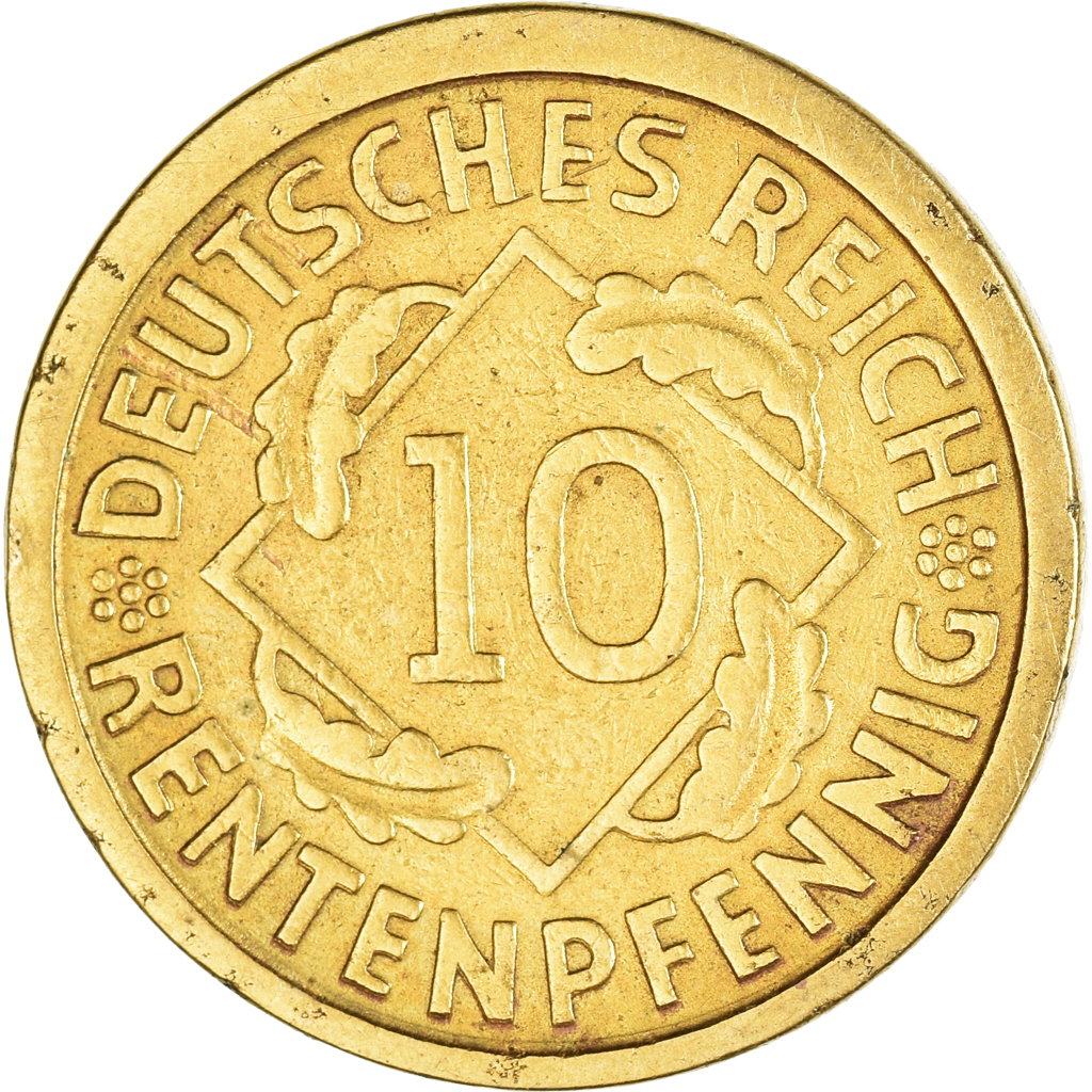 Coin, Germany, 10 Rentenpfennig, 1994 | European Coins